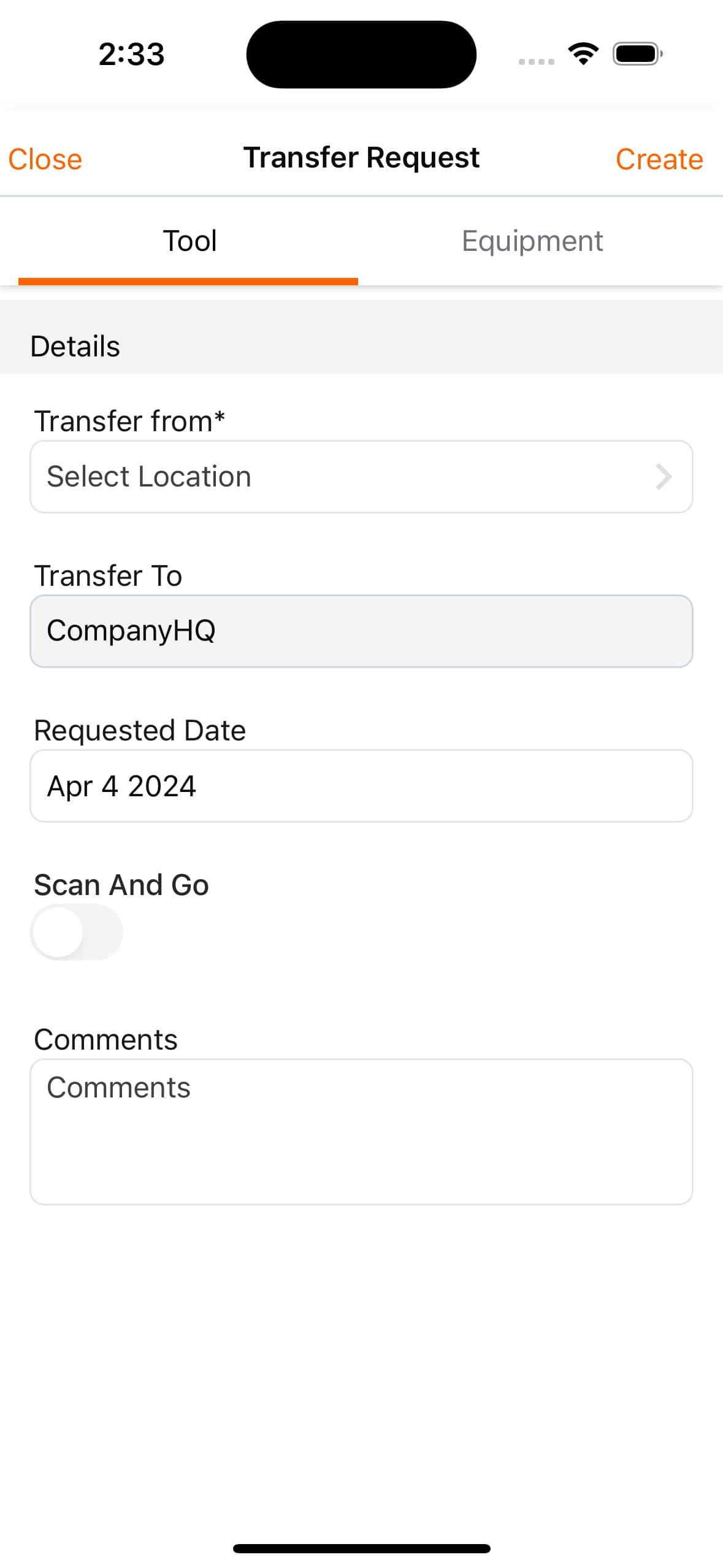 Tool Tracking Software